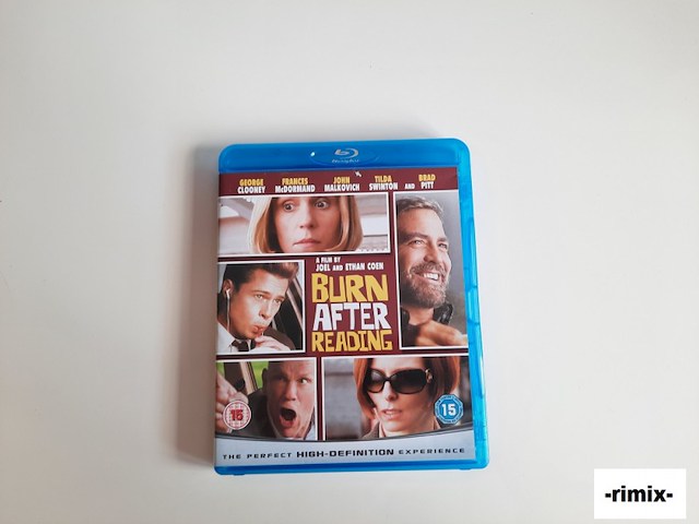 Blu ray – Burn after reading