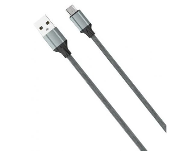 LDNIO LS441 kabl za punjač USB A (muški) na micro USB (muški) sivi
