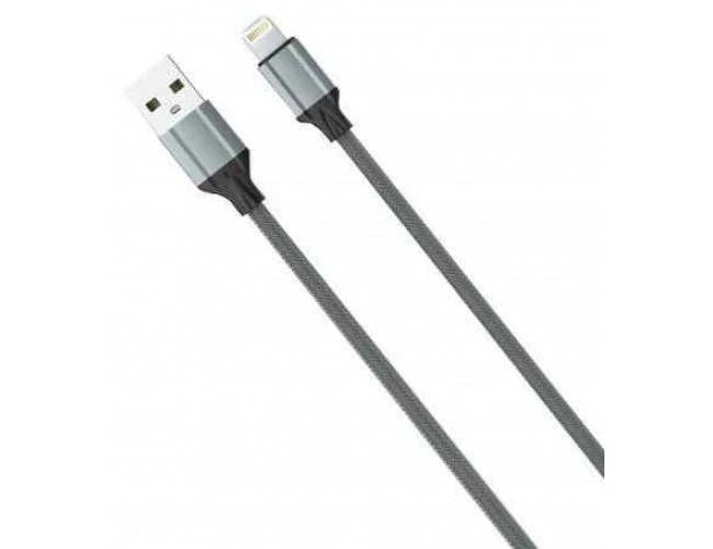 LDNIO LS441 sivi kabl za punjač USB A (muški) na lightning (muški)