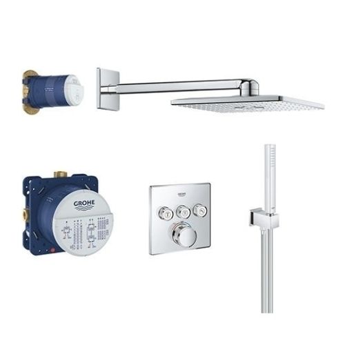 Grohe Grohtherm SmartControl termostatski ugradni set sa kvadratnom ružom 34706000