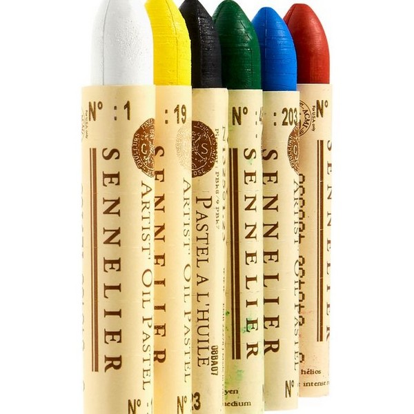 Sennelier Oil pastels cardboard set 6 Oil pastels - Discovery