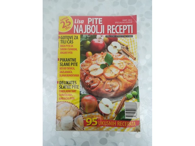 Pite najbolji recepti - mart 2012 specijalno izdanje