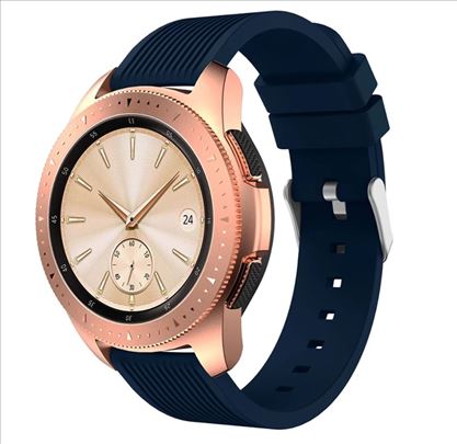 Galaxy watch 42mm crna silikonska narukvica