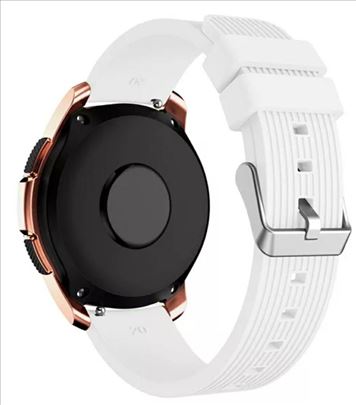 Bela silikonska narukvica Huawei, Galaxy watch 42