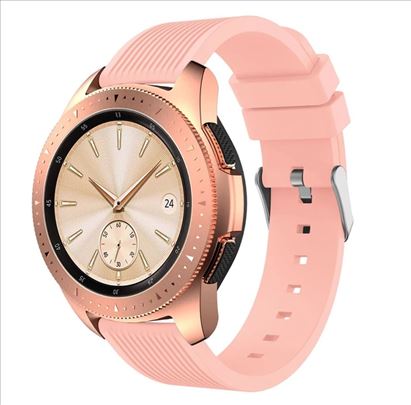 Silikonska roze narukvica Galaxy watch 42mm