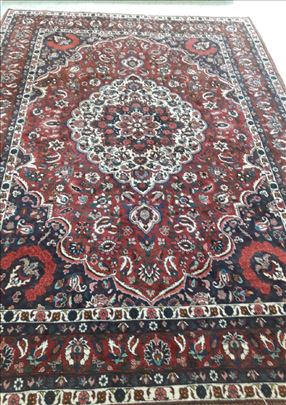 persijski tepih vuneni bordo plavi