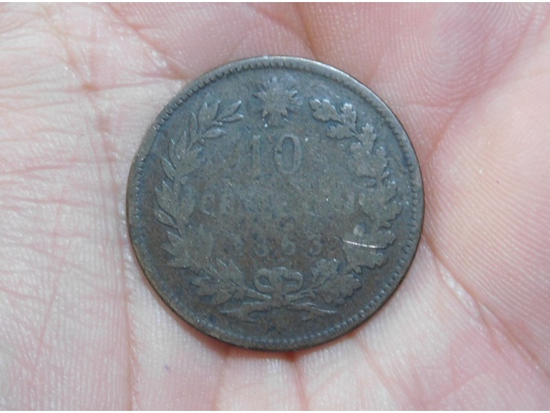 10 centesimi 1863