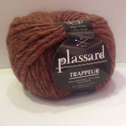 TRAPPEUR-PLASSARD - Braon - 50% akril, 25% lan, 25% alpaga