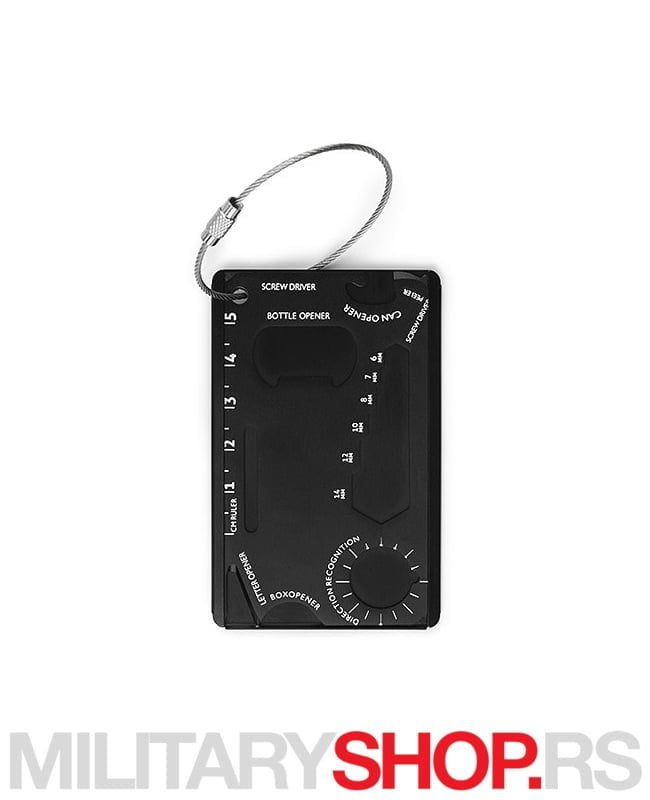 Multialat kartica crni Toolcard Pro Black