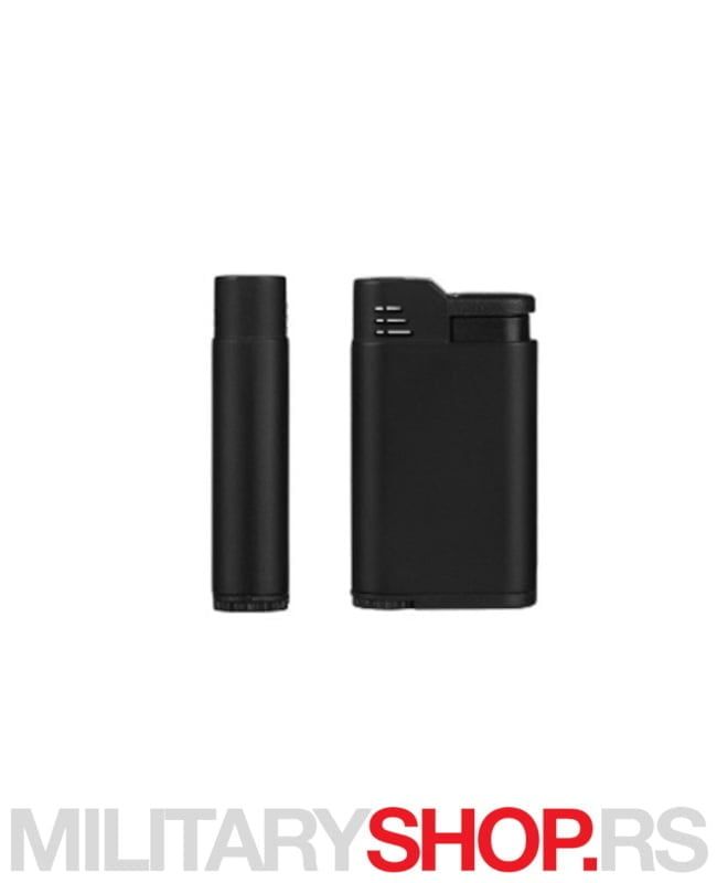 Crni metalni upaljač Jungle Black