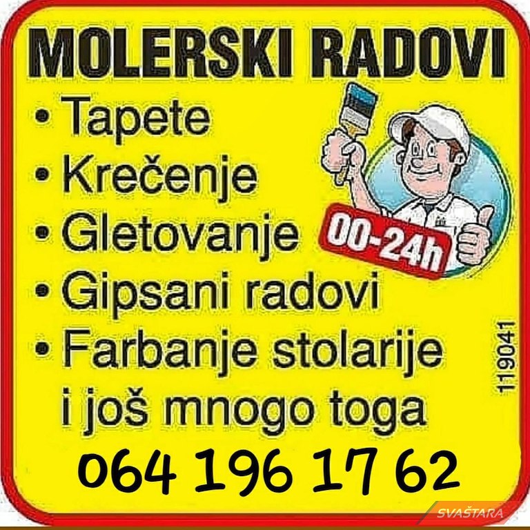 molersko farbarski radovi