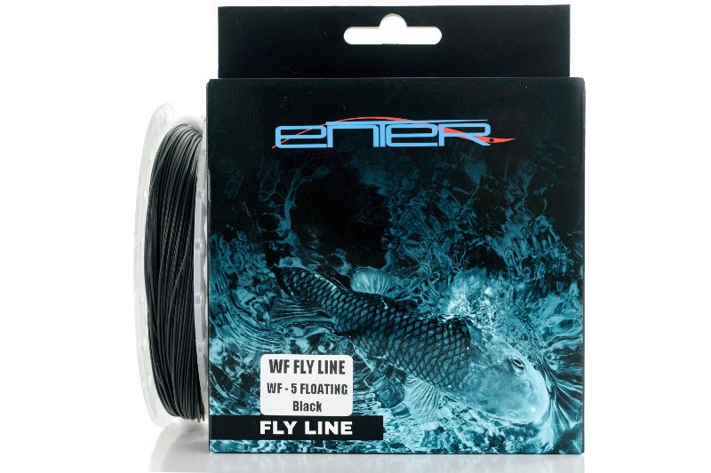 Enter FLY LINE WF-5 FLOATING Black 100ft