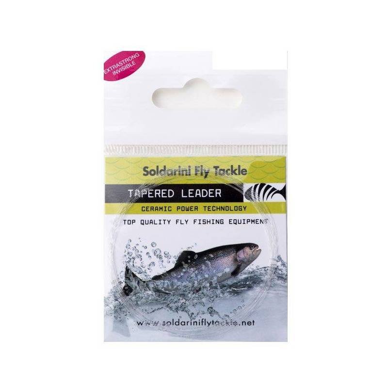 Soldarini Fly Tackle TAPERED LEADER 9FT 0.12mm
