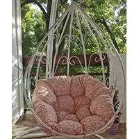 Jastuk Za Jaje Baštensku Ljuljašku - 120 cm - ORNAMENT Roze