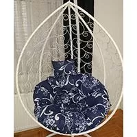 Jastuk Za Jaje Baštensku Ljuljašku - 120 cm - Dark Blue Ornament