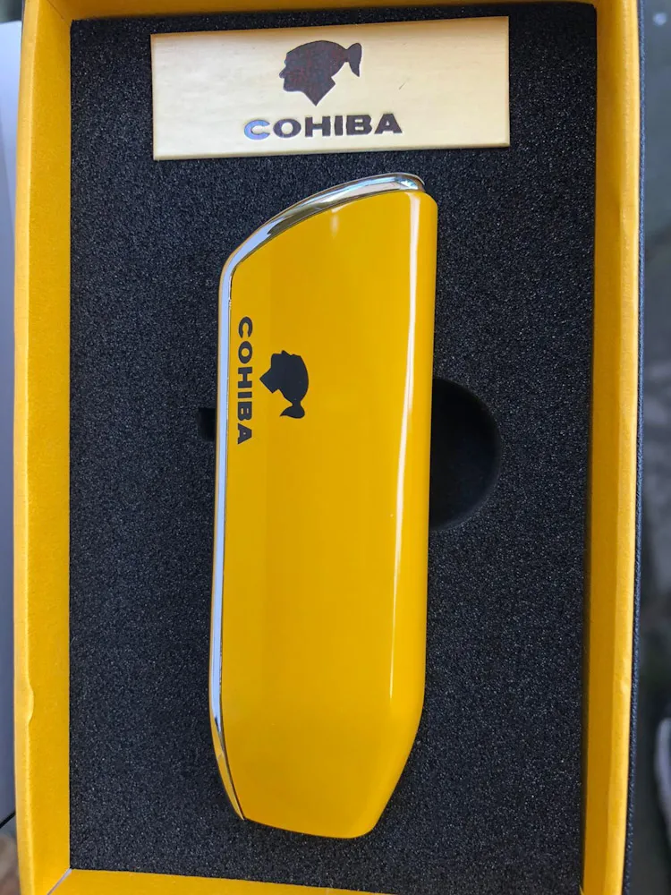 COHIBA BRENER TRIPLE FLAME ŽUTI