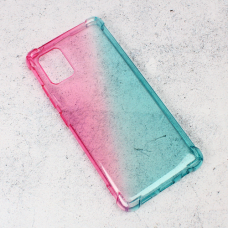 Futrola Ice Cube Color za Samsung A515F Galaxy A51 plavo roze