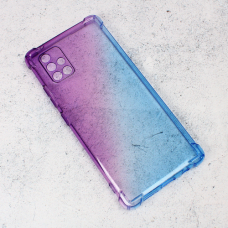 Futrola Ice Cube Color za Samsung A715F Galaxy A71 ljubicasto plava