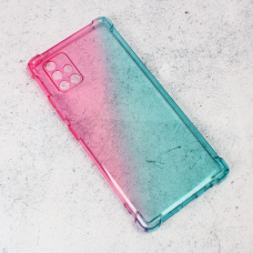 Futrola Ice Cube Color za Samsung A715F Galaxy A71 plavo roze