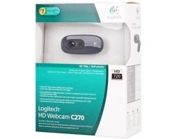 LOGITECH C270 HD Retail crna web kamera