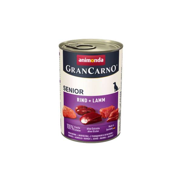 Animonda Gran Carno Dog Senior, Beef and Lamb - 6x400g