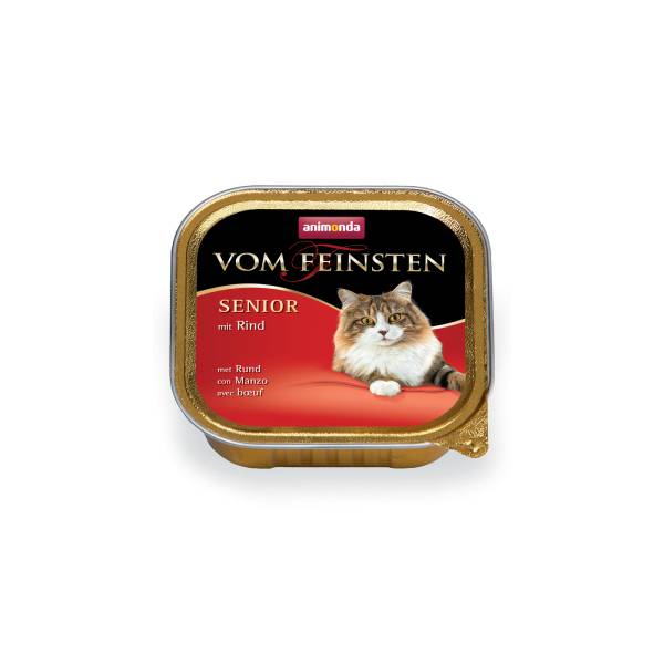 Animonda Vom Feinstein Cat, Senior Beef - 16x100g