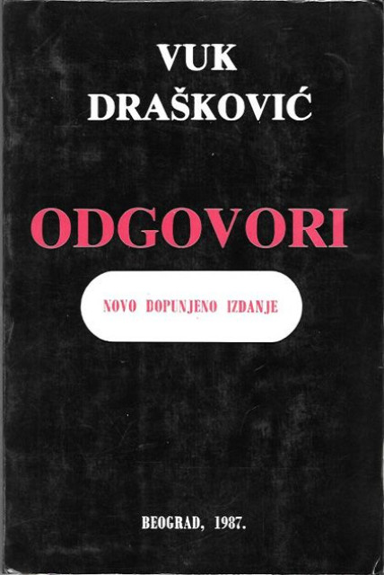 Odgovori - Vuk Draskovic (dopunjeno izdanje)