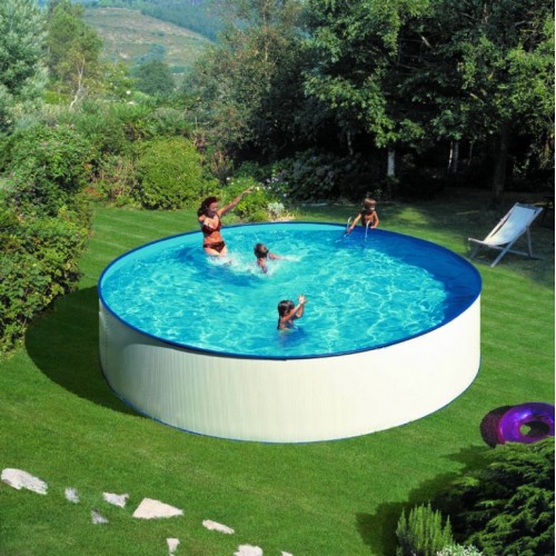 GRE okrugli montažni bazeni Lanzarote dubine 90cm promera 350 cm