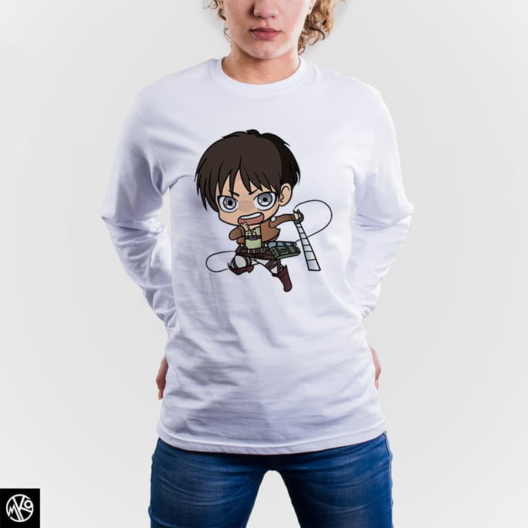 Chibi Eren majica dugi rukav