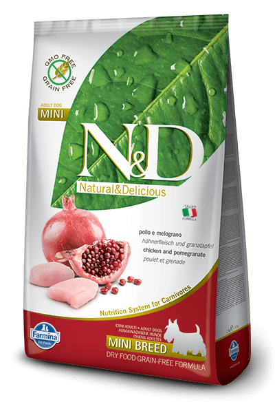 N&D mini adult chicken&pomegranate 7kg
