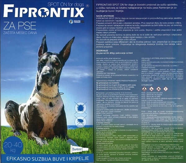 Fiprontix: Ampule protiv kožnih parazita za velike rase Firprontix Spot On, 1komad x 4ml