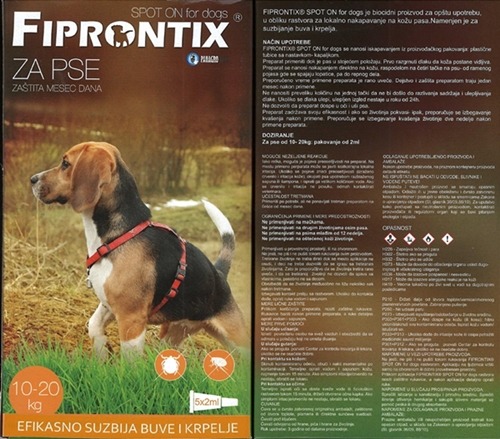 Fiprontix: Ampule protiv kožnih parazita za srednje rase Firprontix Spot On, 1kom x 2ml