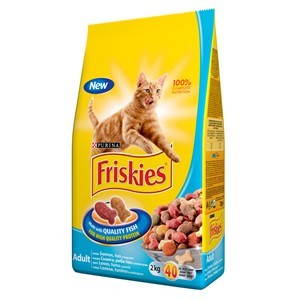 FRISKIES Briketi za mačke Adult Losos i Povrće 1kg