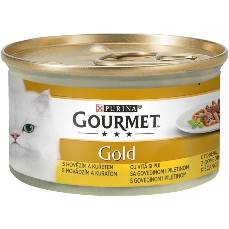 Gourmet gold sos za macke,govedina i piletina 85g