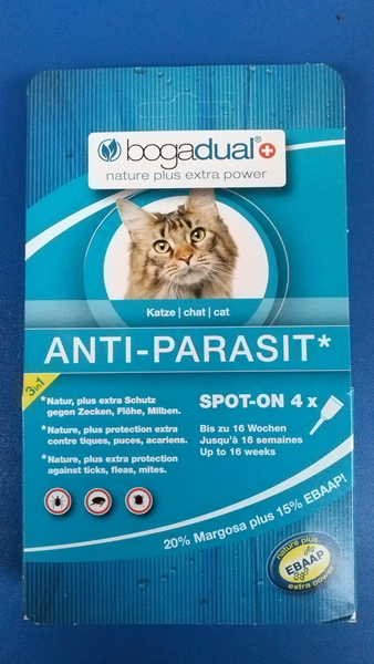 BOGACARE Antiparazitske Pipete za Mačke-0.75ml