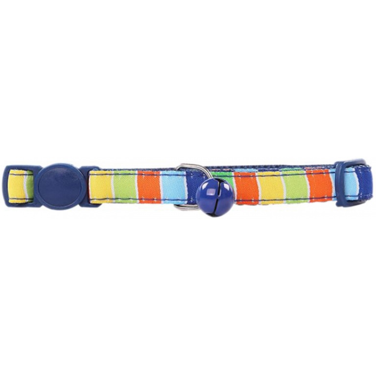 Oglica za macke Stripe- blue 20-30 cm