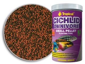 Ciklidi Omnivore Small Pellet Tropical Hrana za Ribice