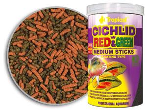 Cichlid Red & Green Tropical Hrana za Ribice