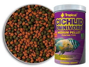 Cichlid Omnivore Medium Pellet Tropical Hrana za Ribice