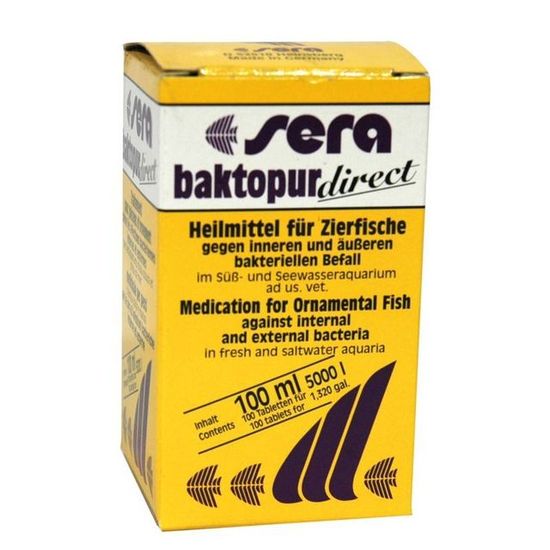 Sera bactopur direkt 100tableta -za 5000 litara vode