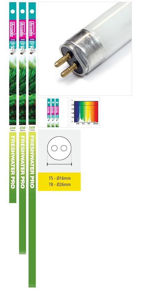 Arcadia T5 Freshwater Pro 24w-550mm