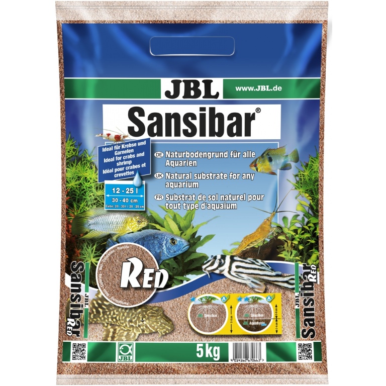 JBL Sansibar RED 5kg-fini supstrat za slatkovodne i slane akvarijume