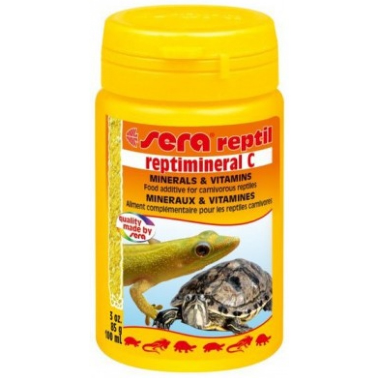 SERA reptimineral C za reptile mesoždere sa vitaminima 85g/100ml