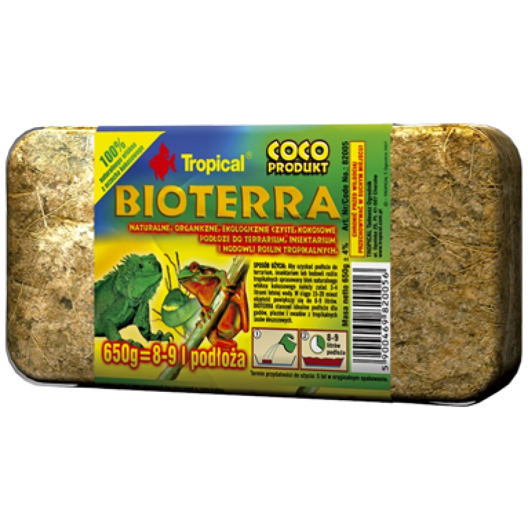 Tropical coconut bioterra 650 gr=8-9 l compost