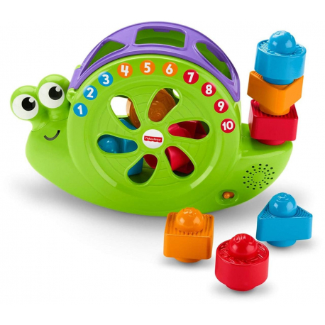 Fisher Price muzički interaktivni puž sa kockama