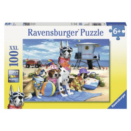 Ravensburger puzzle XXL Psi na Plaži