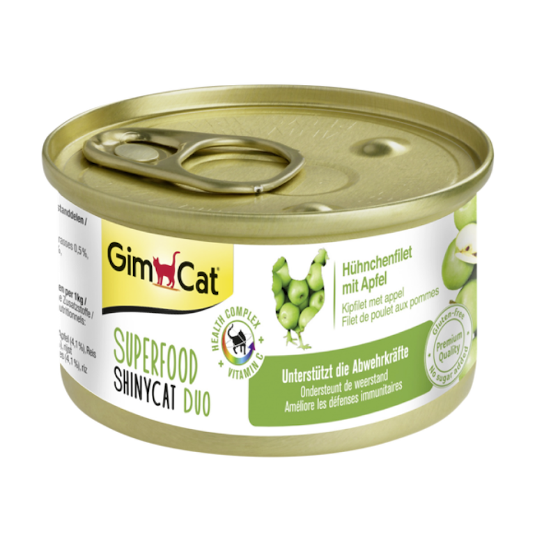 GimCat ShinyCat piletina i jabuka 70g