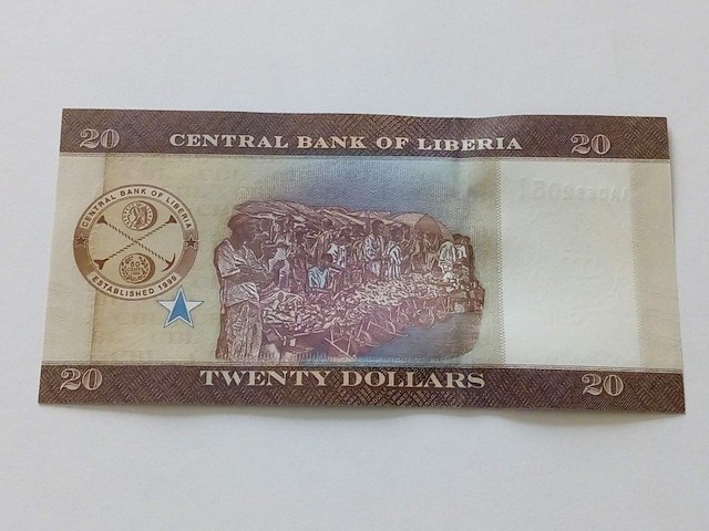 20 Dolara 2016.g - Liberija - ODLIČNA -