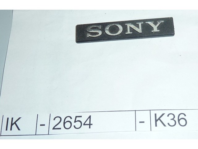 Znak SONY	IK	-	2654	-	K36