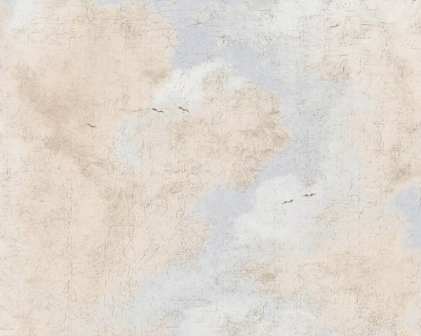 A.S. Création Wallpaper «Cottage, Beige, Blue, White» 376492